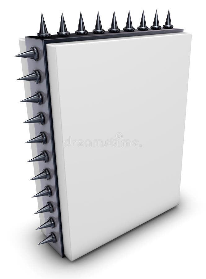 Spikes box stock illustration. Illustration of packet - 106335289
