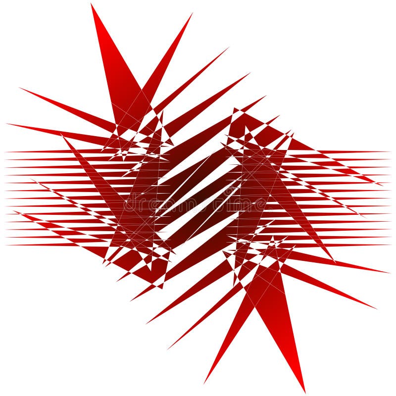 Spiky abstract stock illustration. Illustration of symmetry - 937983