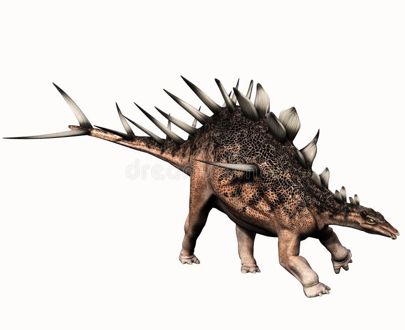 Spiky Dinosaur stock illustration. Illustration of tail - 13104774