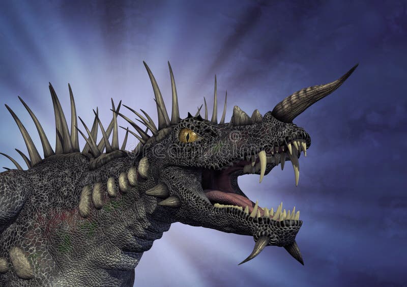 Dragon Spiky Stock Illustrations – 97 Dragon Spiky Stock Illustrations ...
