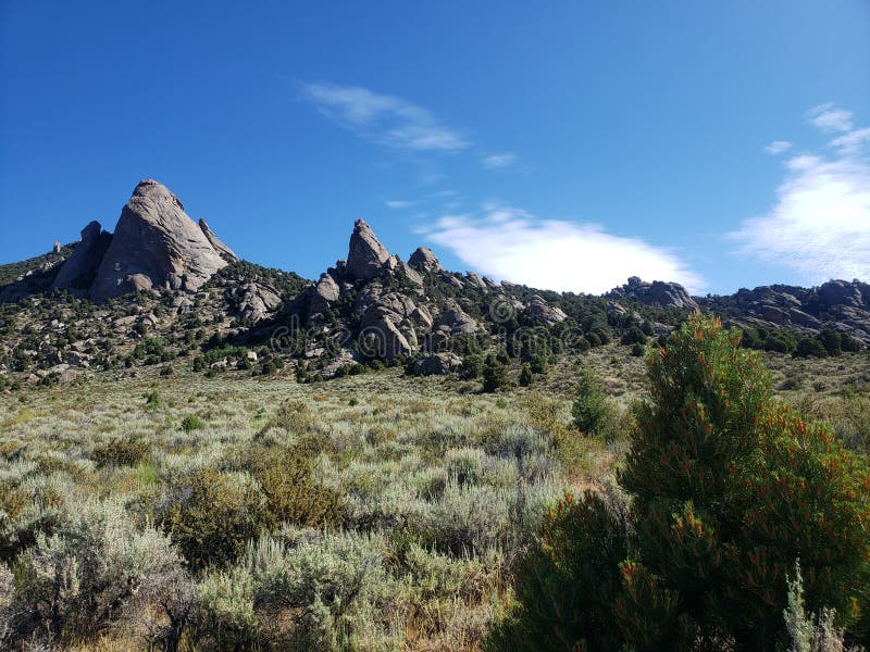 Desert Plain stock image. Image of brown, arizona, sunset - 12418195