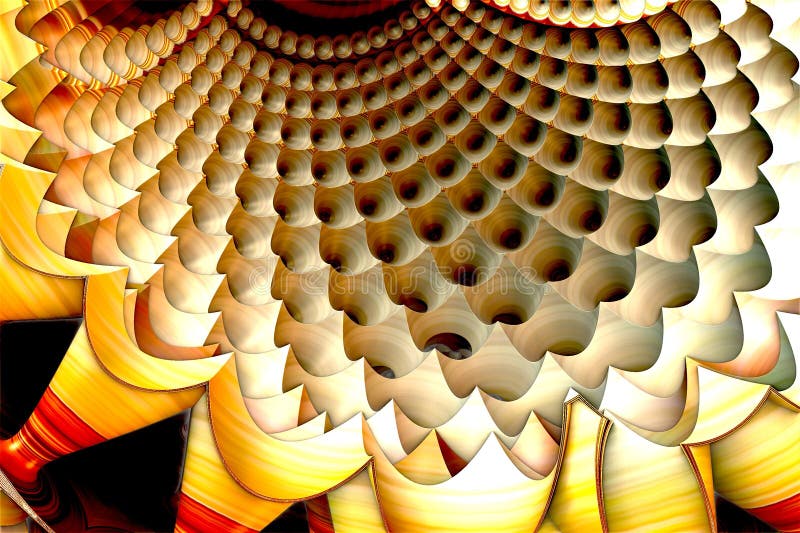 Spiky shaped 3d rendering stock illustration. Illustration of color ...