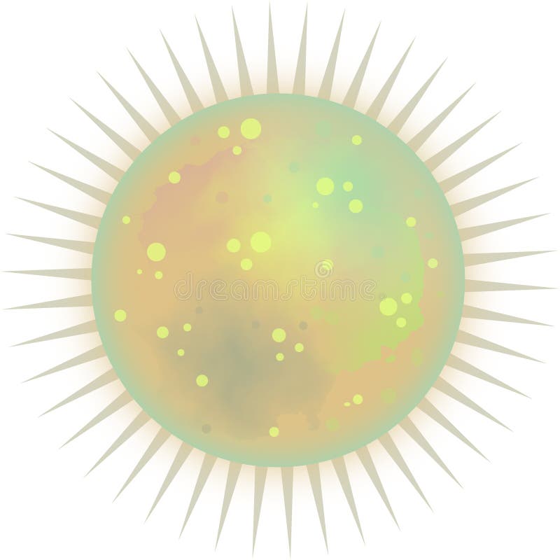 Spiky Sparkly Sun Stock Illustrations – 1 Spiky Sparkly Sun Stock ...