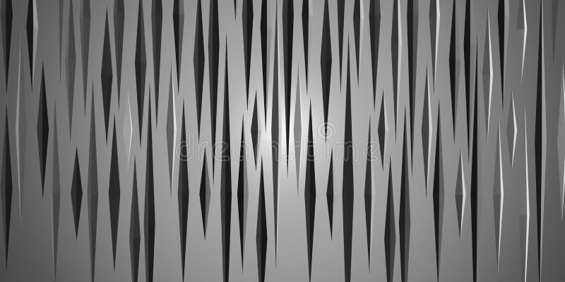 Spiky Triangle Abstract Geometric Background 3d Illustration Stock ...