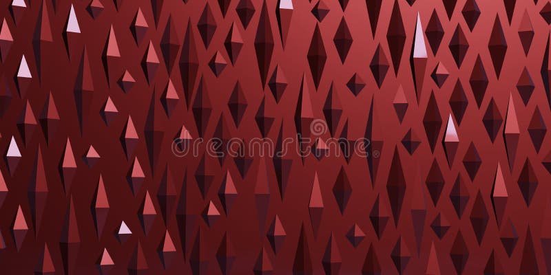 Spiky Triangle Abstract Geometric Background 3d Illustration Stock ...