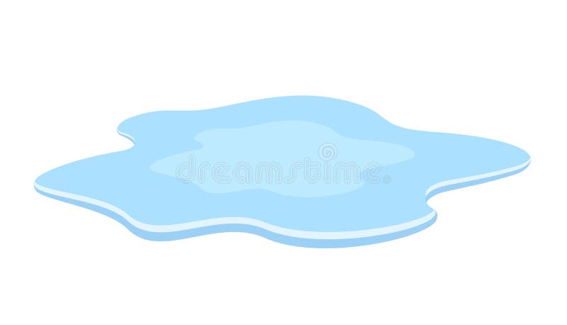 Spill water vector cartoon stock vector. Illustration of natural ...