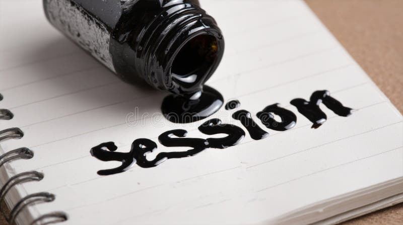 A Spilled Bottle of Ink during an Intense Study Session - Marks of ...