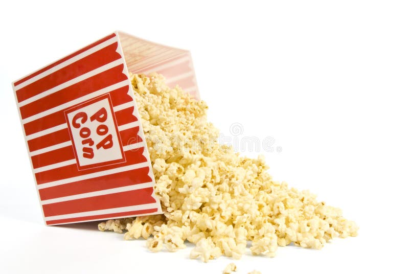 Spilled Bucket of Popcorn stock image. Image of overflowing - 51844331