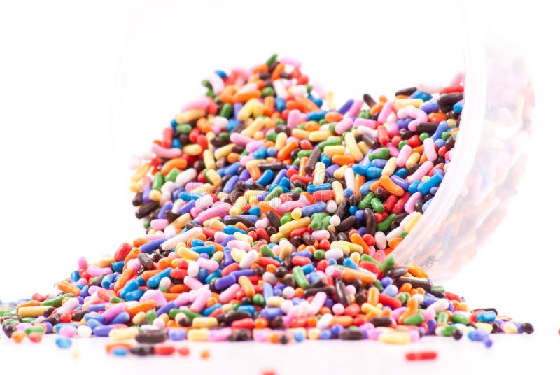 Spilled Cake Decoration Sprinkles Stock Photo - Image of concept, cake ...