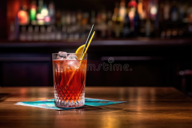 Spilled Cocktail Drink Making a Mess Stock Photo - Image of abstract ...