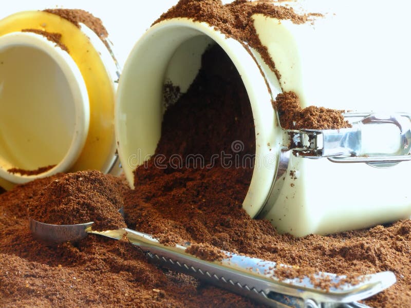 Spilled coffee stock photo. Image of ground, drink, spilled - 3228356