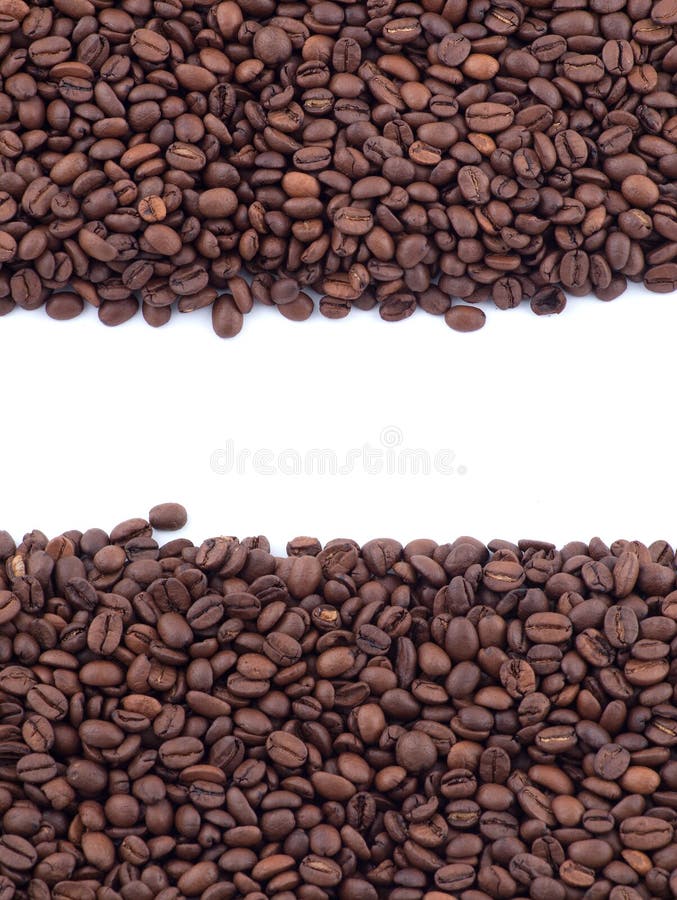 Spilled coffee beans stock image. Image of cast, full - 33698479
