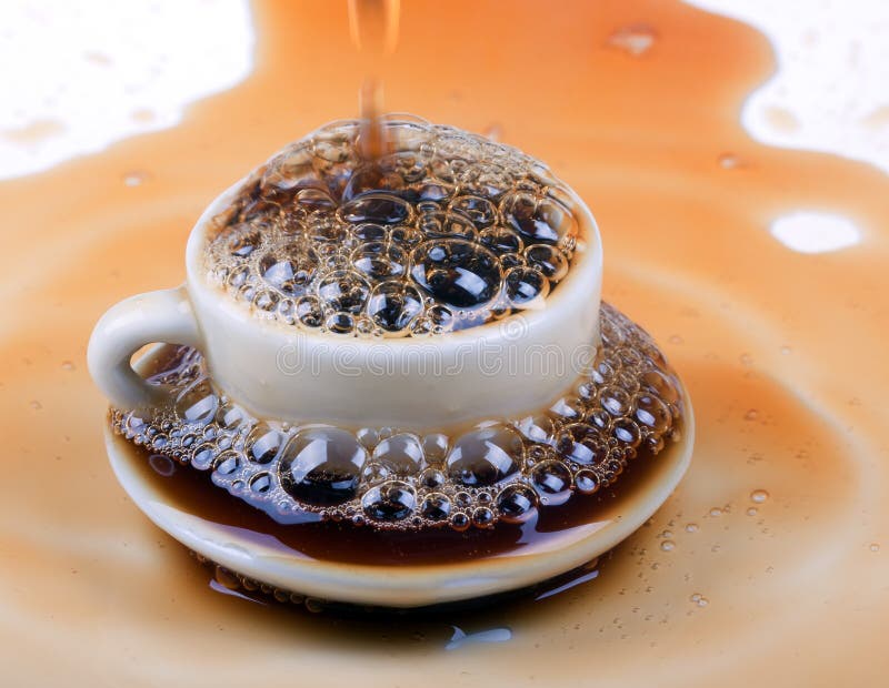 Spilled coffee stock photo. Image of coffee, liquid, messy - 33151648