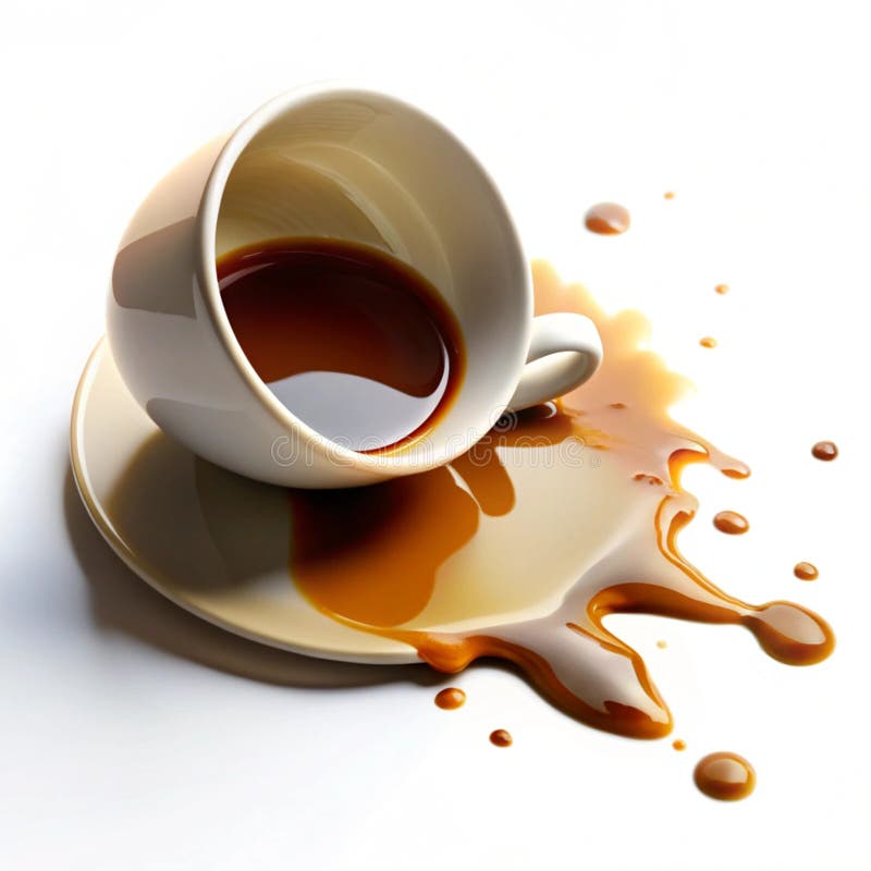 Spilled Coffee Stock Illustrations – 1,693 Spilled Coffee Stock ...