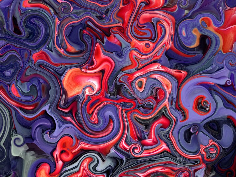 Spilled Color Paint on the Table Stock Illustration - Illustration of ...