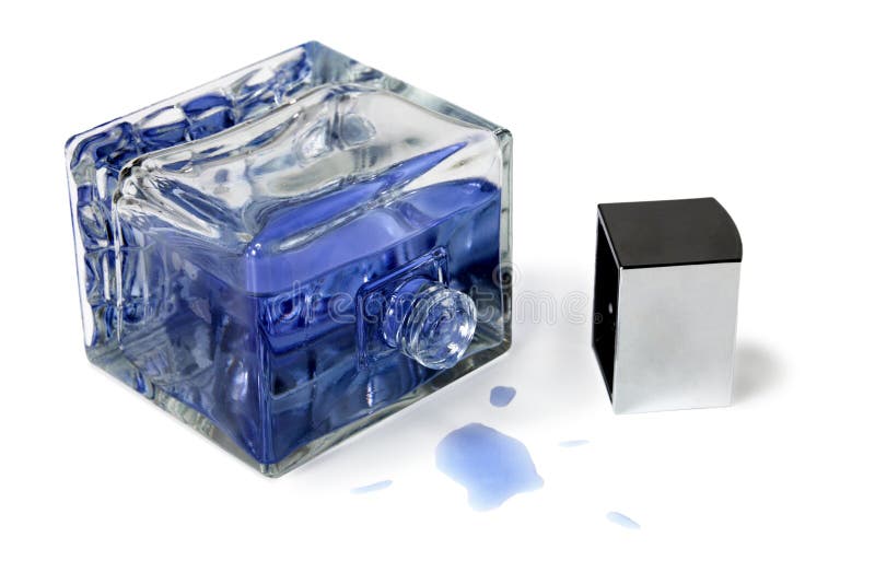 Spilled liquid stock photo. Image of blue, spilled, close - 25455518