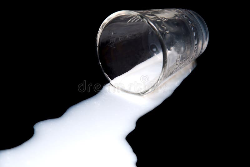 Spilled Milk stock photo. Image of spill, glass, mess, refrehment - 365976