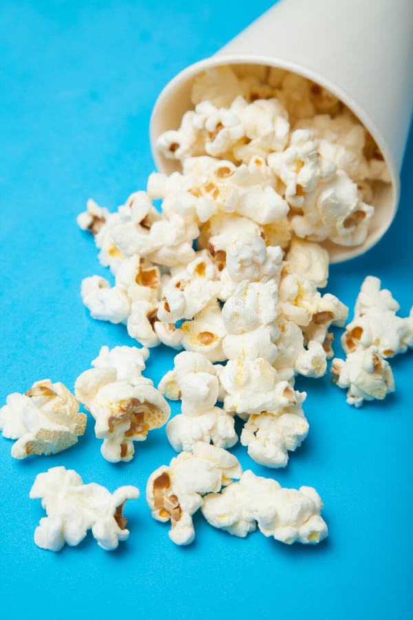 Spilled Popcorn stock photo. Image of salt, food, spilled - 11743986