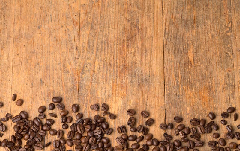 Spilled Roasted Coffee Beans Stock Photo - Image of fresh, caffeine ...