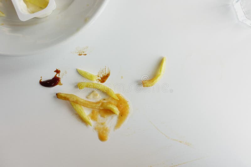 Spilled Sauce and a Messy Table at the Restaurant Highlighted Its ...