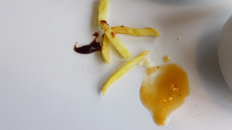 Spilled Sauce and a Messy Table at the Restaurant Highlighted Its ...