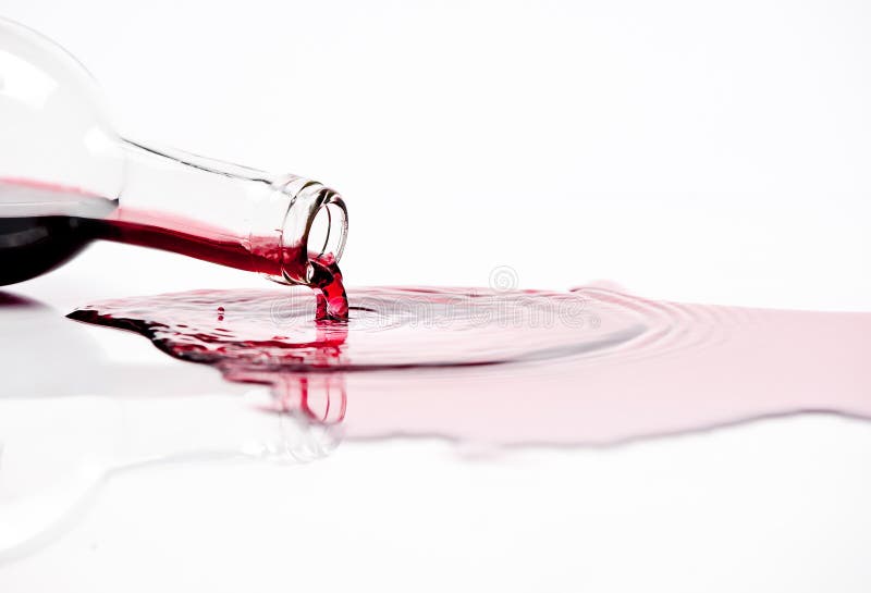Spilling Red Wine stock photo. Image of flowing, backgrounds - 15140336