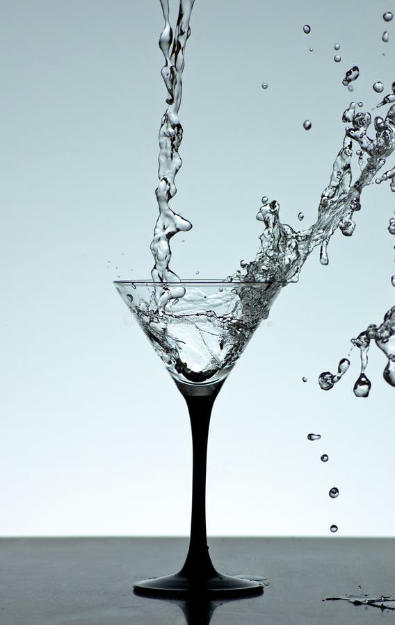 Spilling Water stock image. Image of drinking, frozen - 18175301