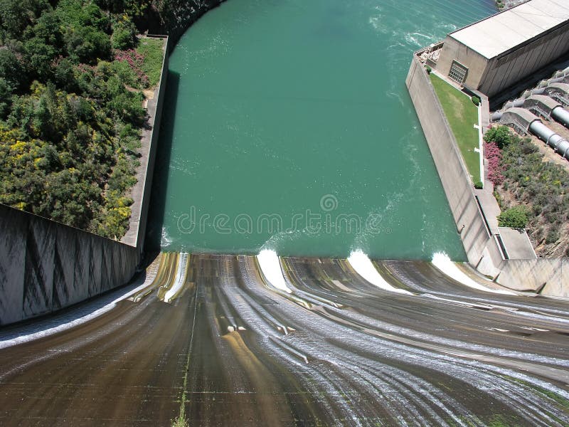 Spillway stock image. Image of river, california, hydroelectric - 202187