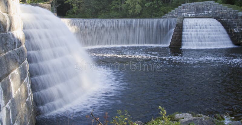 Spillway stock image. Image of stone, splash, work, spillway - 6603221