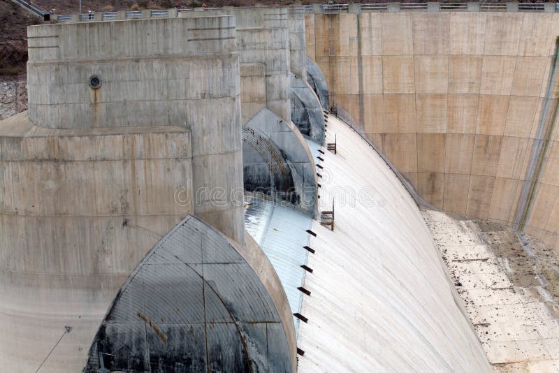 Spillway at Hoover Dam stock image. Image of hydro, boulder - 5723233