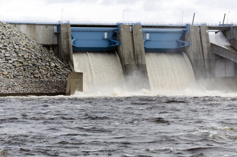 Spillway stock photo. Image of flow, water, production - 53912976