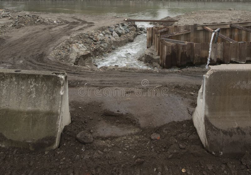 Spillway To Provide the Controlled Release of Water Stock Image - Image ...