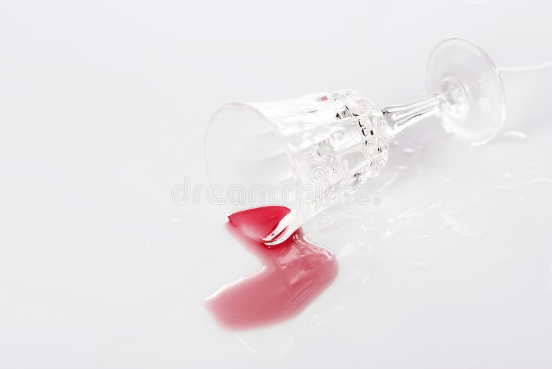 Spilt Red Wine stock image. Image of spillage, isolated - 454879