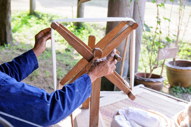 Spin cotton thread stock image. Image of thread, clothing - 95604217