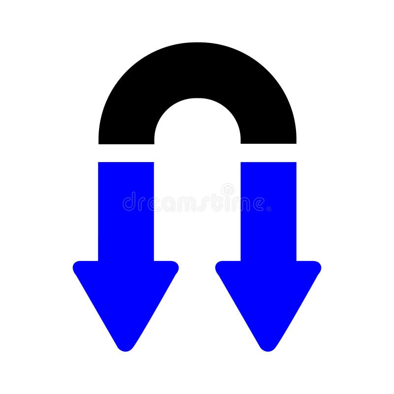 Spin Down Arrow Icon stock vector. Illustration of curve - 243635237