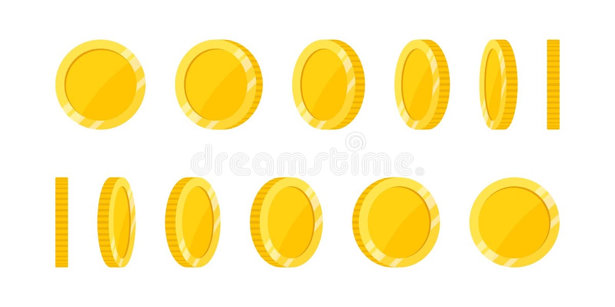 Coin Rotate Stock Illustrations – 1,431 Coin Rotate Stock Illustrations ...
