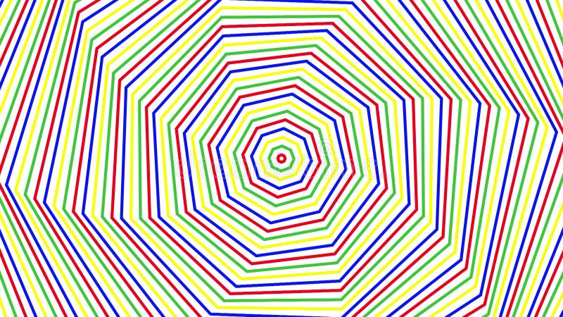 Spin Octagon Star Simple Flat Geometric on White Background Loop ...