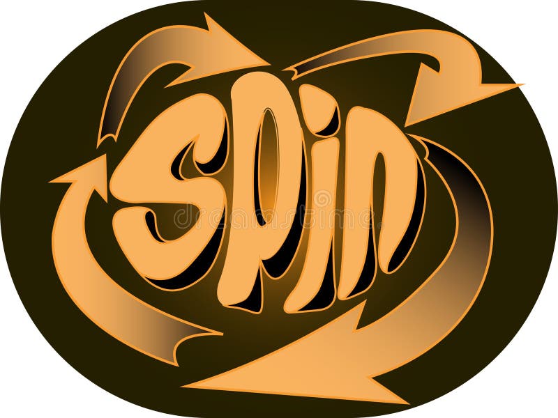 Spin Sign with Arrow. Vector Illustration, Eps 10. Stock Vector ...