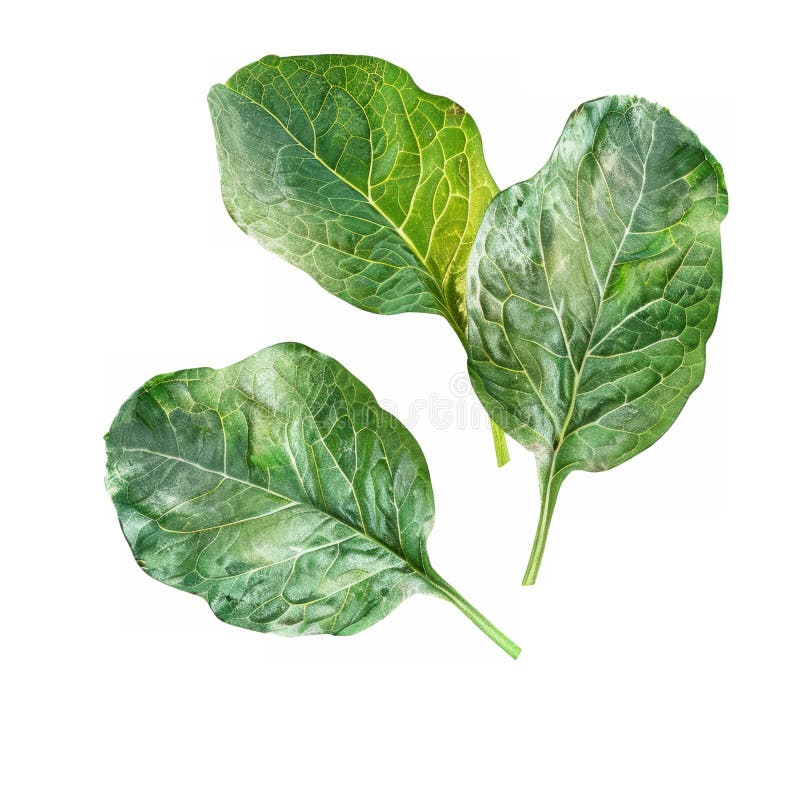Spinach Leaves Float Gracefully, Highlighting the Vibrant Green Color ...