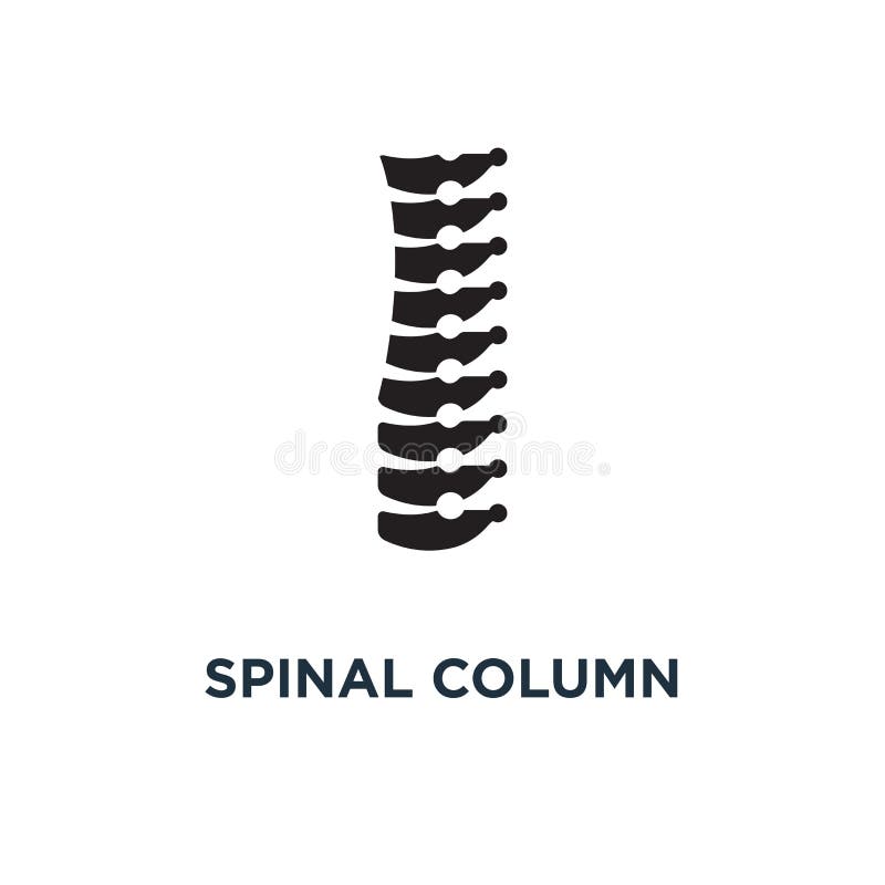 Spinal Column Icon. Simple Element Illustration Stock Vector ...