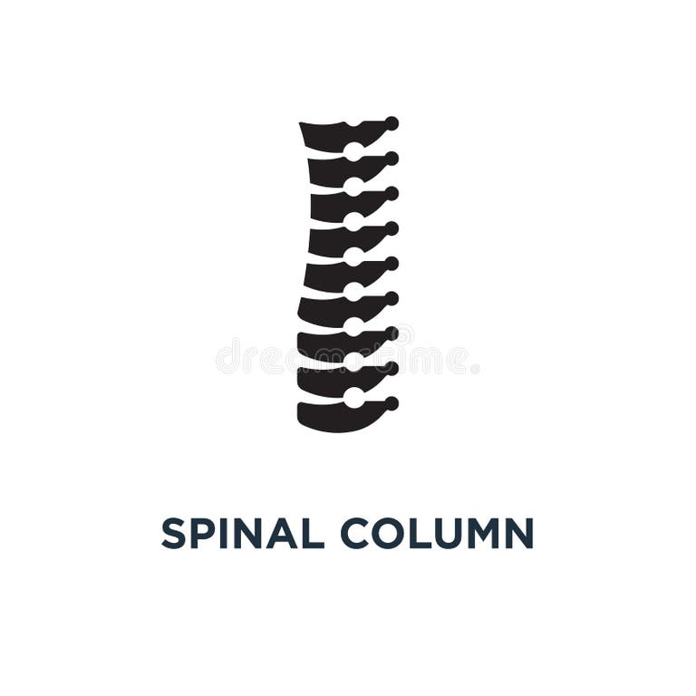 Spinal Column Icon. Simple Element Illustration Stock Vector ...