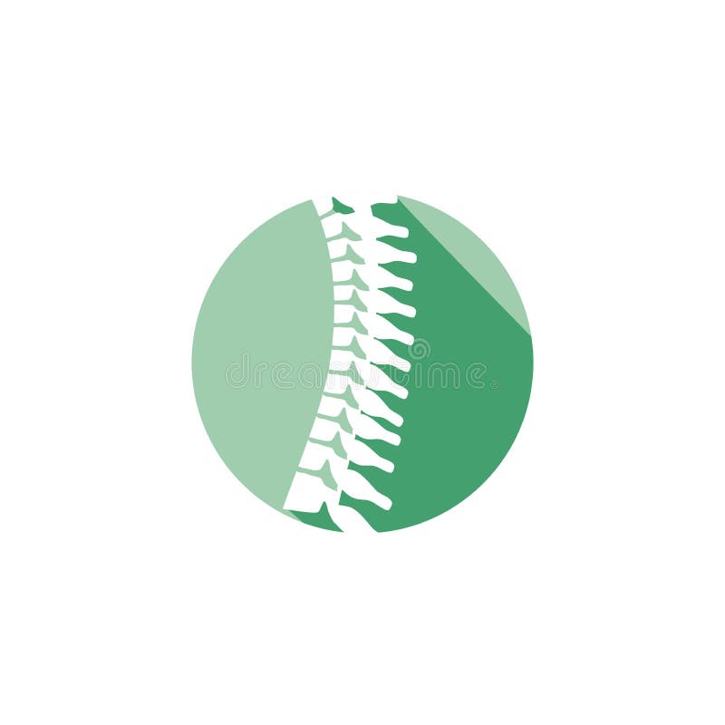 Spinal Column Orthopedic Icon W the Circle Icon Stock Vector ...
