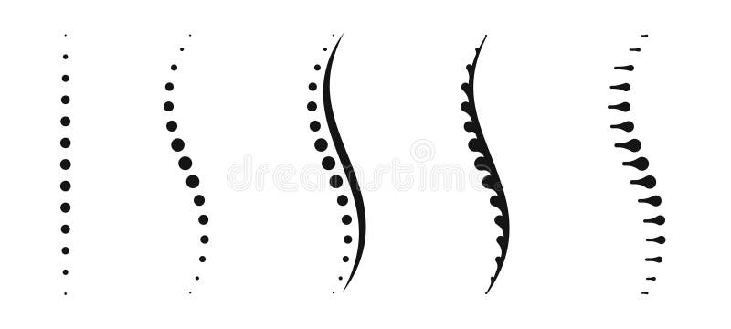 Spinal Cord Vector Icons. Spine Icon Set. Simple Set of Spine Vector Icons. Vector Spine Icons ...