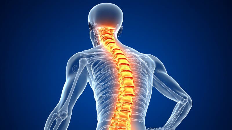 Spinal Degeneration, X-ray Visualization Disc Height, Bone Spurs, High ...