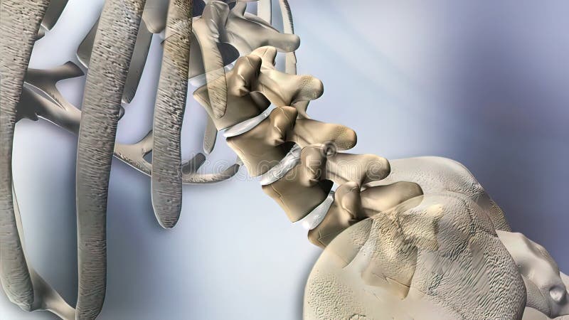 Spinal Disc Irritation and Its Effect on the Body Stock Illustration ...