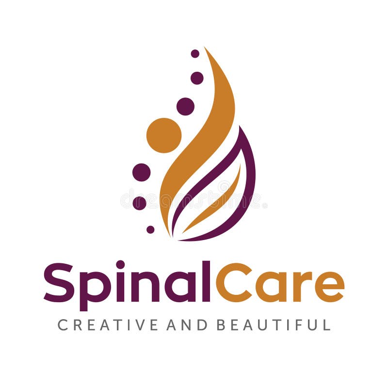 Spinal Care Logo Design Vector Stock Vector - Illustration of life ...