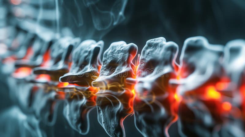 Spinal X-ray of a Patient with Spinal Fusion Hardware Metallic Implants ...