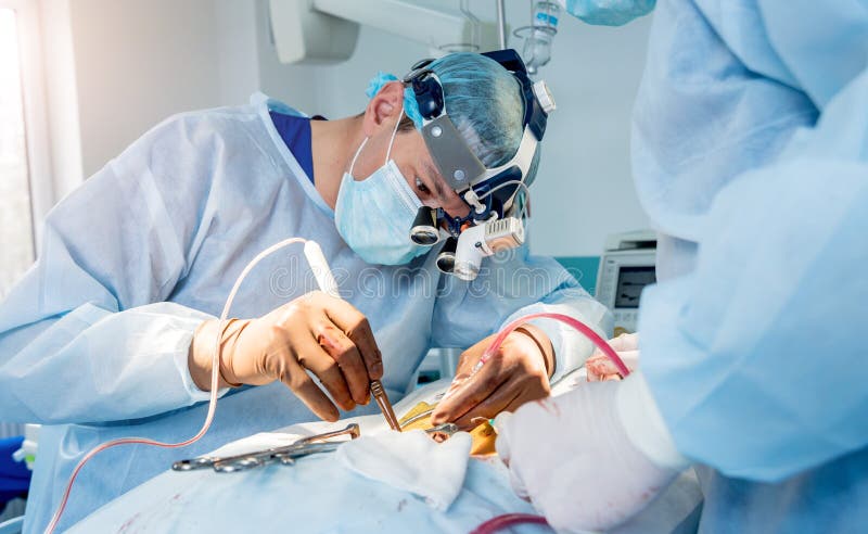 Spinal Surgery. Group of Surgeons in Operating Room with Surgery ... Spinal Surgery. Group of Surgeons in Operating Room with Surgery ...