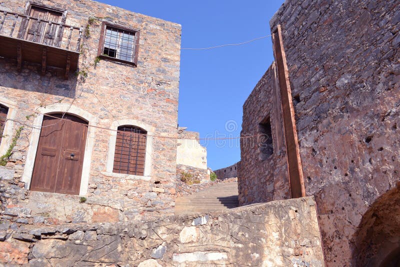 Spinalonga island stock photo. Image of greek, culture - 27066642