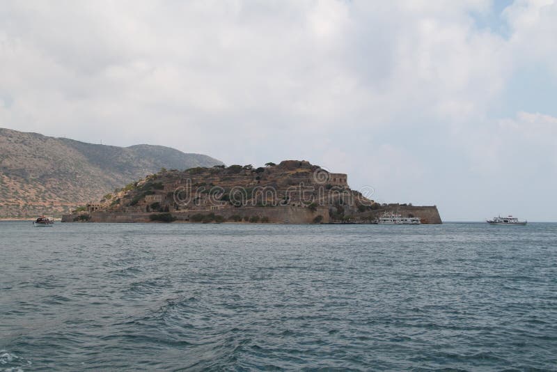 Spinalonga Leper Colony Fortress, Elounda, Crete Editorial Stock Photo ...
